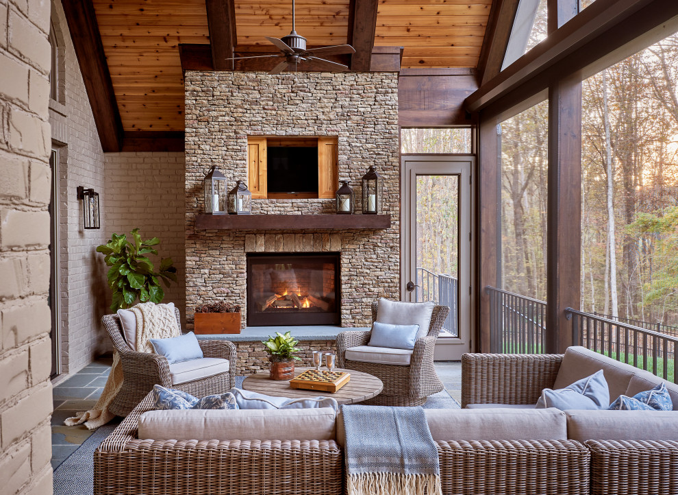 Berry Residence - Transitional - Patio - Raleigh - by Rufty Custom ...