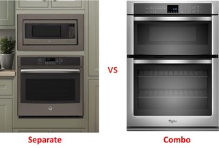 Oven+Microwave combo vs Separate