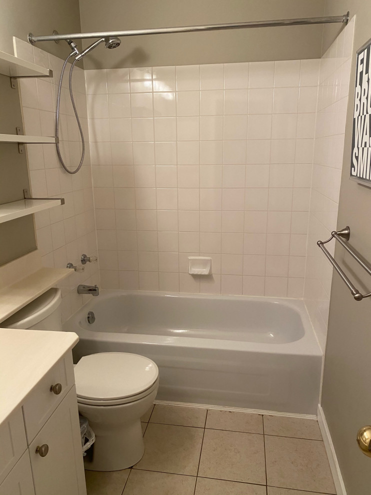 Do I rip out and start from scratch or preserve my 90s white tile?