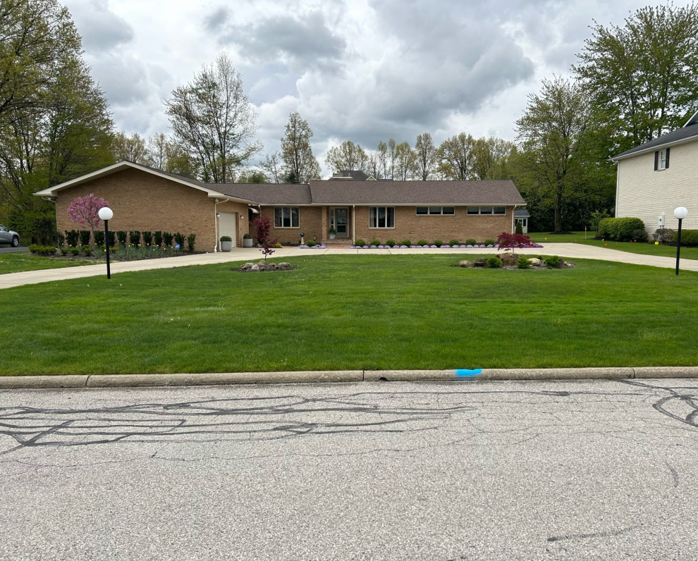 Hedge, trees, or nothing around Governor’s Driveway