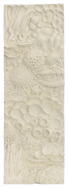 Coral Reef Wall Art, Rectangle, Rectangle, 15x3x47"H - Beach Style ...