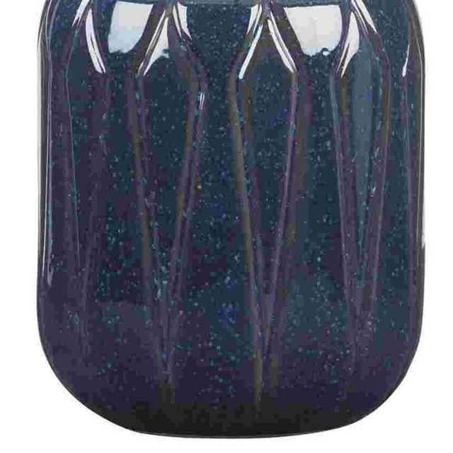 Benzara BM262967 Table Lamp With Ceramic Elongated Obround Shape, Blue ...