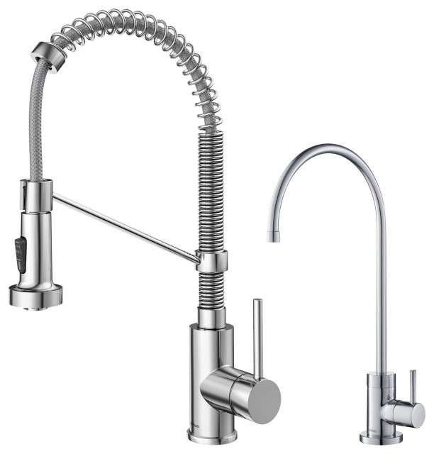 Purita Water Dispenser Bolden Pulldown Kitchen Faucet Contemporary