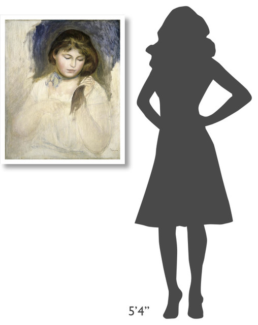 "Head of Gabrielle" Digital Paper Print by Pierre-Auguste Renoir, 15 ...