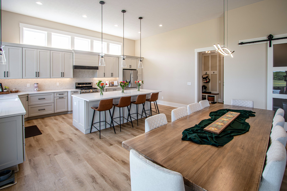 New Build - Custom Built White Cabinetry with Carrara Marmi Quartz ...