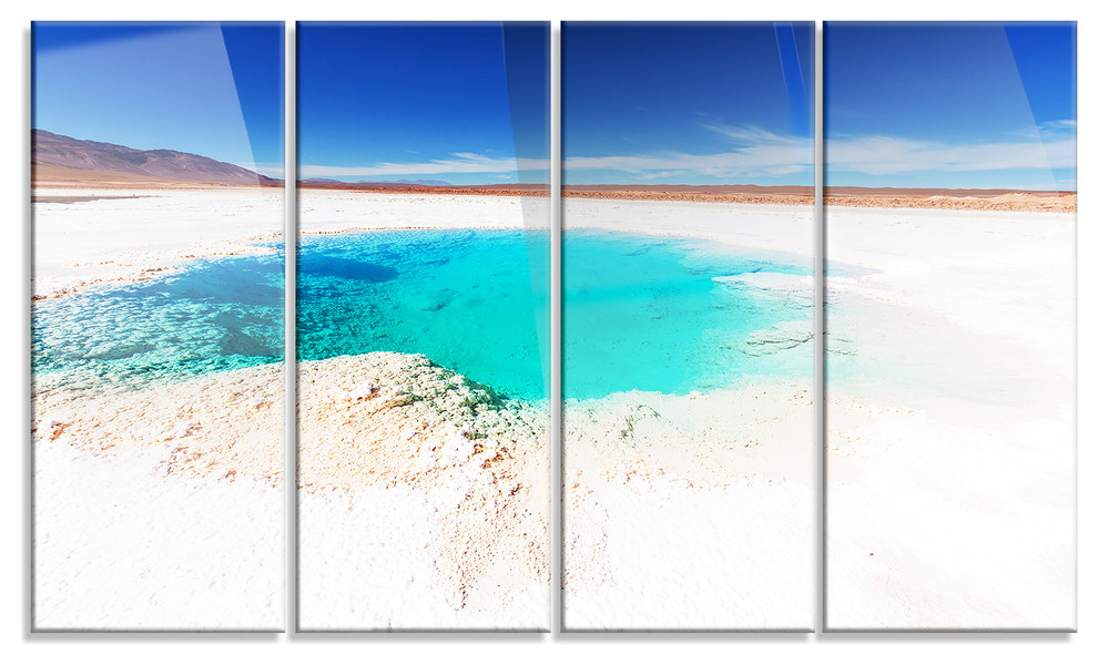 "Beautiful Salinas Lake in Argentina" Metal Wall Art, 48"x28 ...