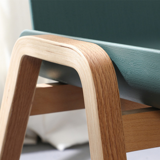 CozyBlock Medi Series Sidechairs, Natural Wood Legs, Set of 2 ...