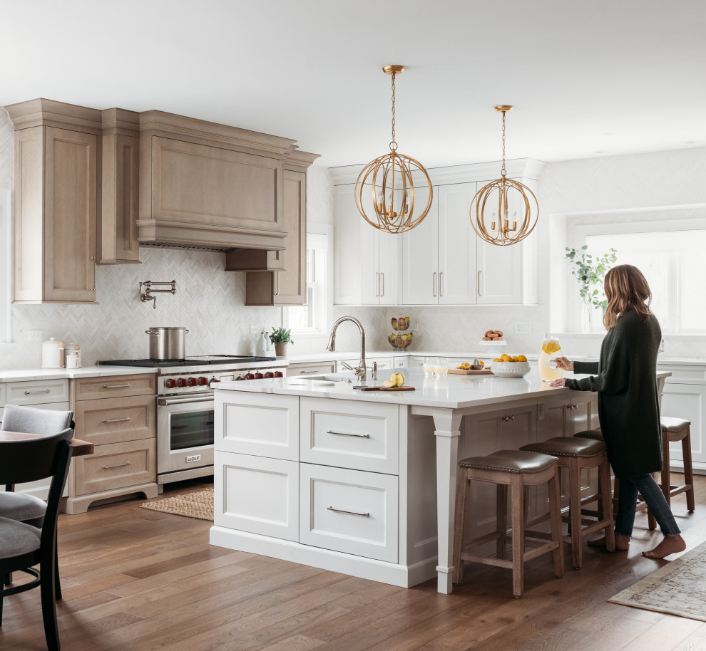 A Refined Reno + Addition - Traditional - Kitchen - Chicago - by Lauren ...
