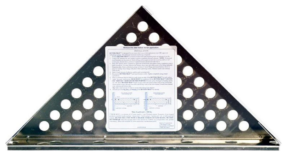 Better Bench Triangle 17" Bench Support - Ready To Tile Shower Bathroom ...