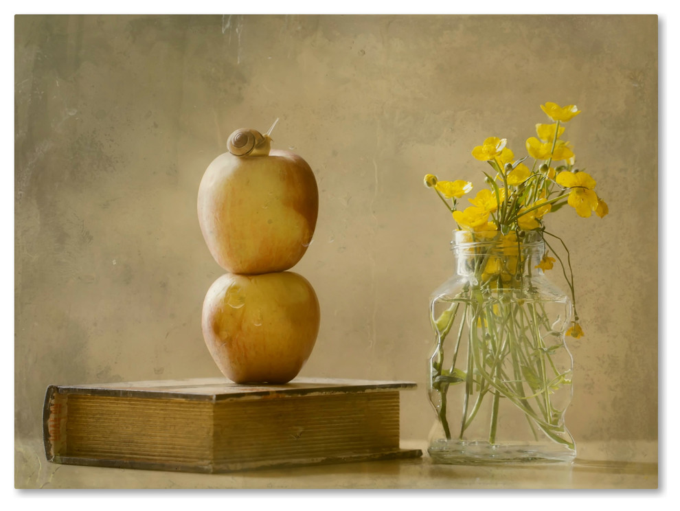 Delphine Devos 'Wild Flowers' Canvas Art, 19"x14" - Contemporary - Prints And Posters - by ...