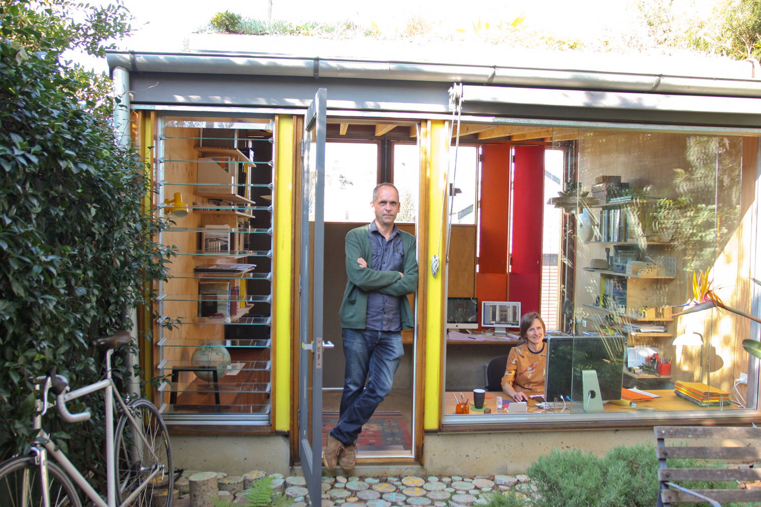 Studio Tour: Architects’ Office Just Steps From Their Home