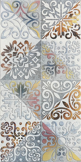 Pisa 12 x 24 Ceramic Tile for Wall in Multi-Color - Contemporary - Wall ...
