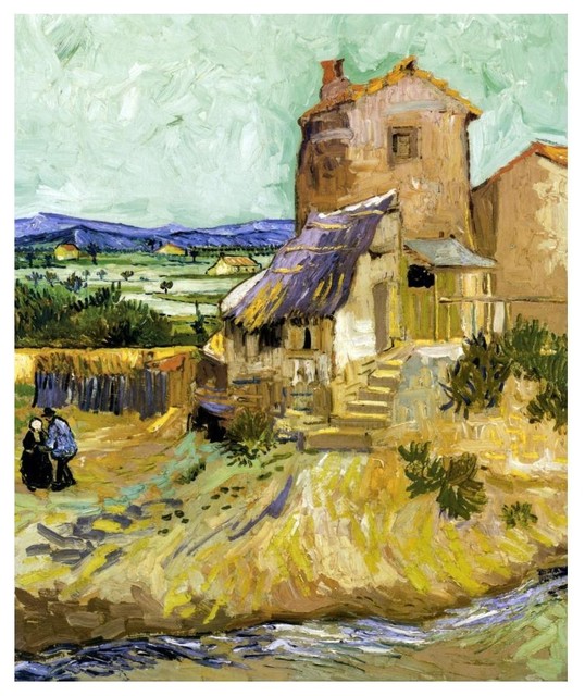 "The Old Mill 1888" Digital Paper Print by Vincent Van Gogh, 15"x18 ...
