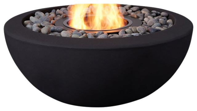 Hestia 30" Round Ethanol Fire Pit - Contemporary - Fire Pits - by ...