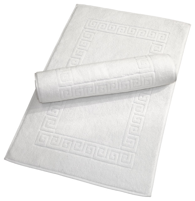 Greek Key Bath Mats, Set of 2, 20" x 32' - Contemporary - Bath Mats ...