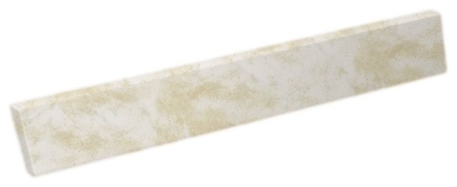 Swan Solid Surface Bathroom Side Splash, 19-in L x 4-in W x 3-in H ...