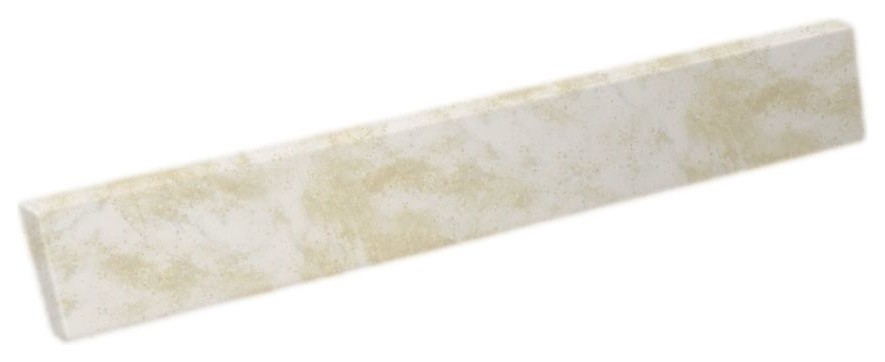 Swan Solid Surface Bathroom Side Splash, 19-in L x 4-in W x 3-in H ...