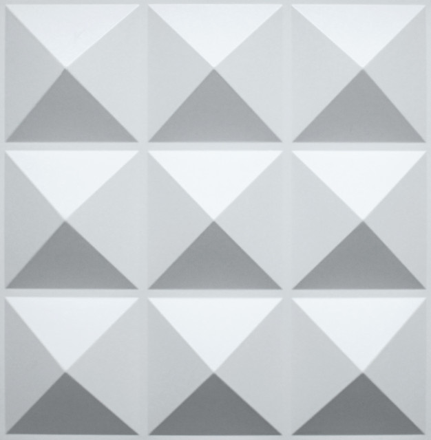 White Diamonds 3D Wall Panels - Contemporary - Wall Panels - by Dundee ...