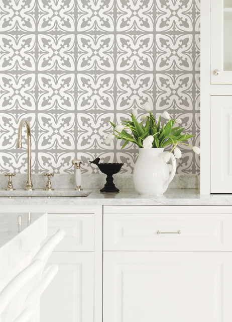 Alina Peel & Stick Wall Tiles, Swatch - Contemporary - Wallpaper - by ...