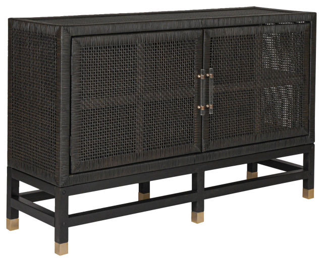Amara Woven Rattan Buffet - Tropical - Buffets And Sideboards - by TOV ...