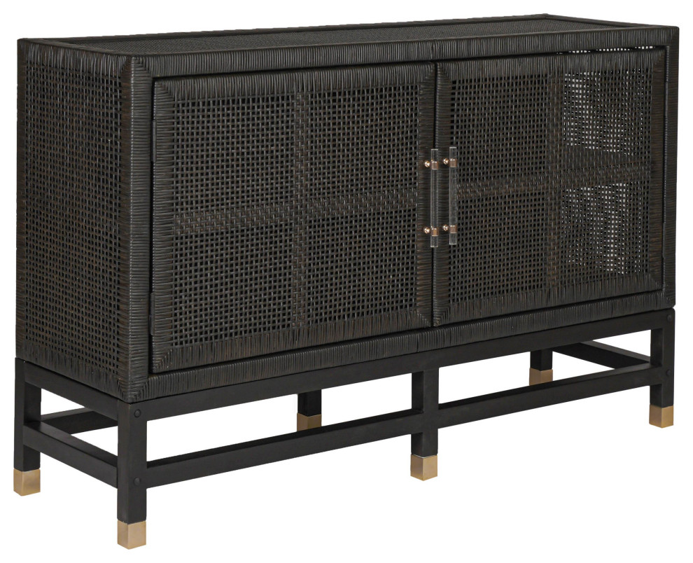 Amara Woven Rattan Buffet - Tropical - Buffets And Sideboards - by TOV ...