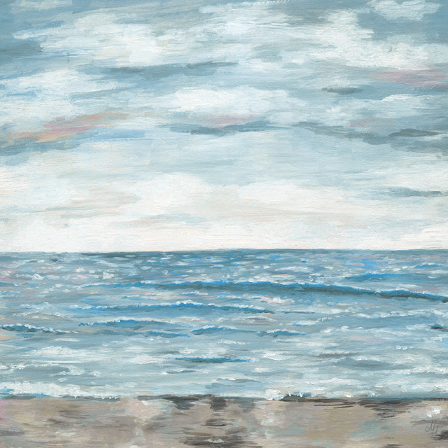 "High Tide Good Vibes" Painting Print on Wrapped Canvas, 12"x12 ...