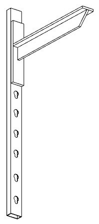 Heavy Duty Adjustable Support Brackets, 18 - Industrial - Brackets - by ...