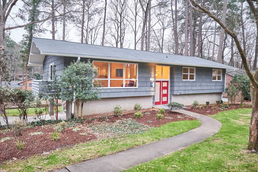 Mid Century Modern Split Level - Midcentury - Raleigh - by DIGS Home ...