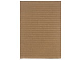 Key West Indoor and Outdoor Striped Tan and Light Tan Rug ...