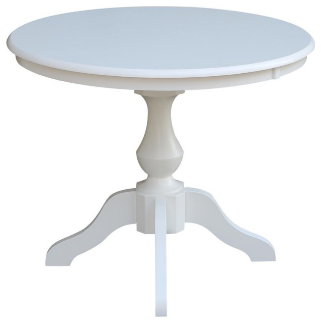 36 Round Top Pedestal Table - Contemporary - Outdoor Dining Tables - by ...