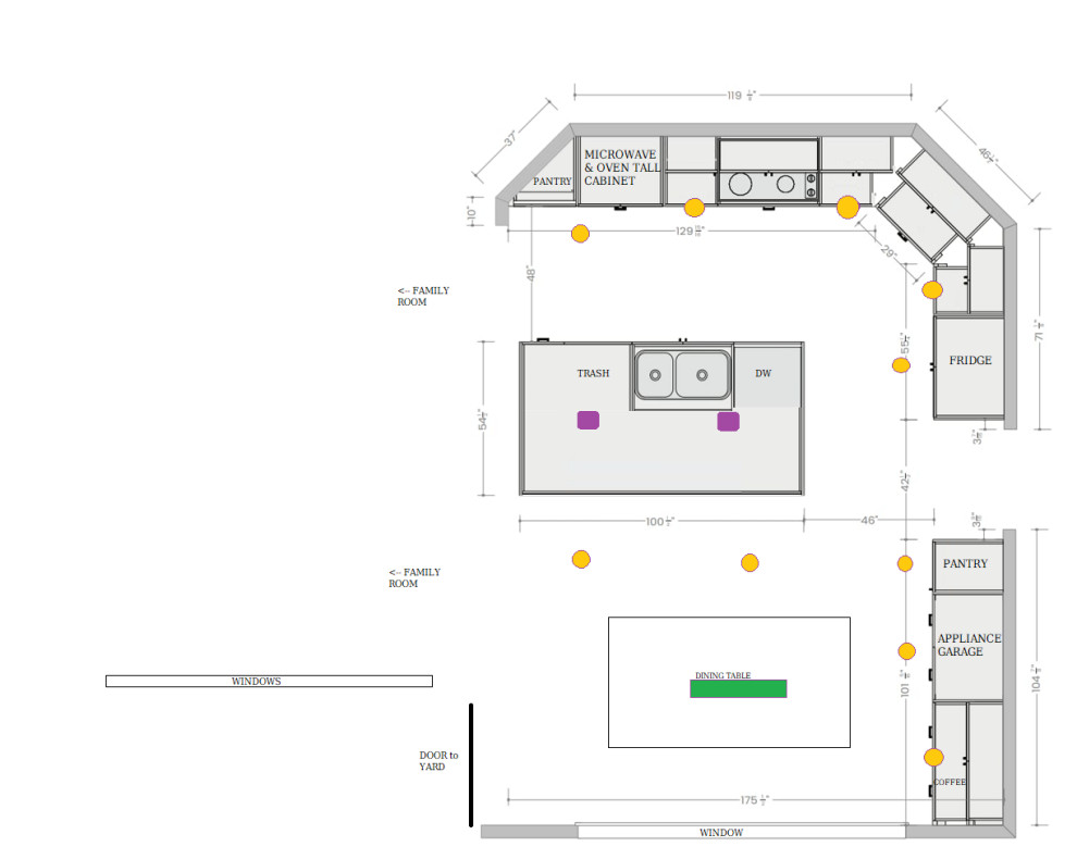 Optimal Kitchen Lighting Plan