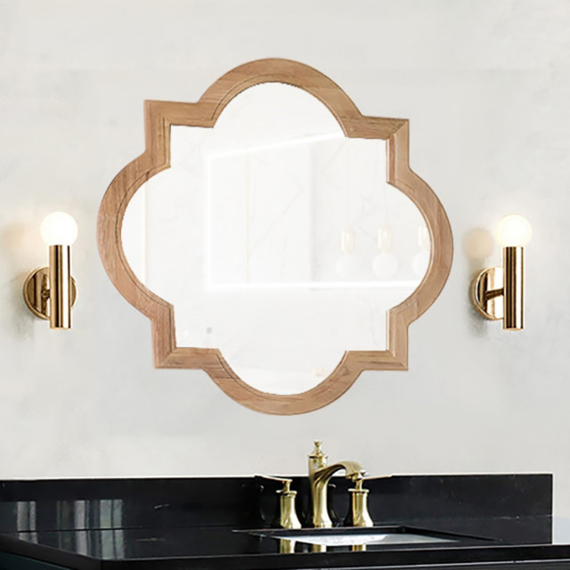 Framed Mirror - Mediterranean - Wall Mirrors - by Bellaterra Home | Houzz