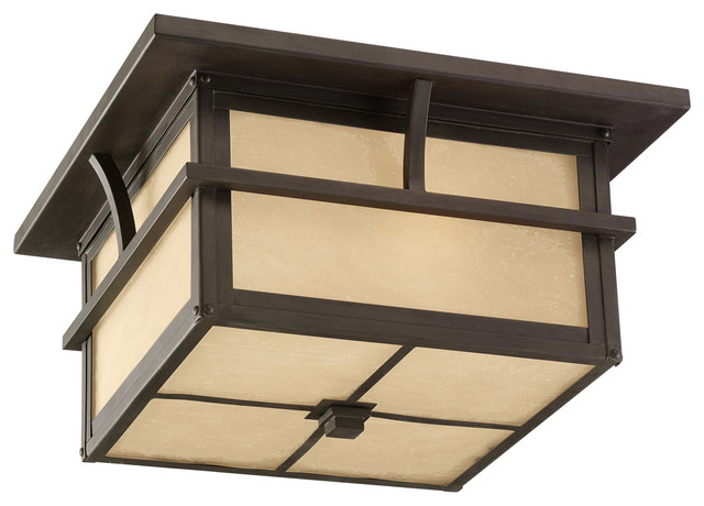 Craftsman Flush Mount Ceiling Light