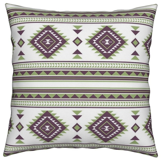 Shapes Geometric Palette Contest Pattern Aztec Throw Pillow ...
