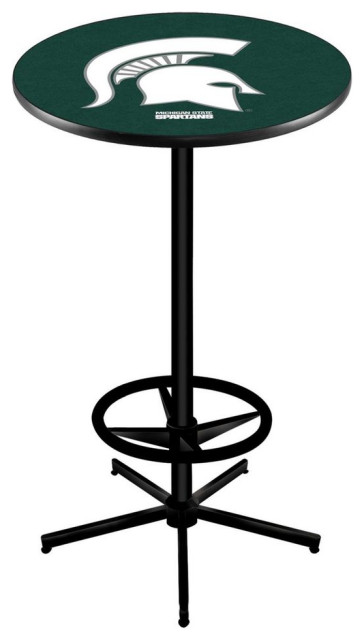 Holland L216 Michigan State University 42x36" Pub Table - Black ...