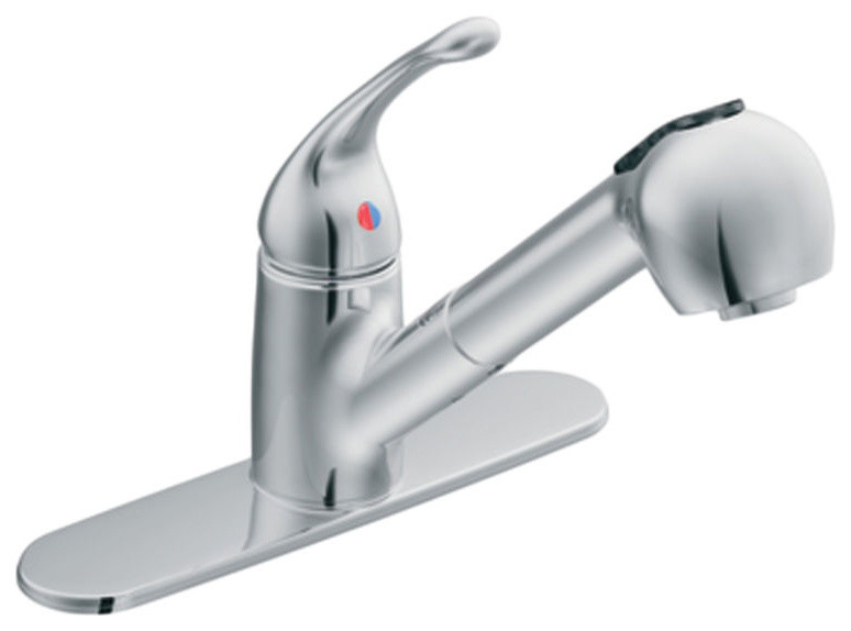Moen CFG CA40519 Single Handle Pullout Kitchen Faucet - Contemporary ...
