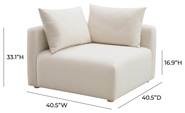 Hangover Upholstered Modular Corner Chair - Transitional - Armchairs ...