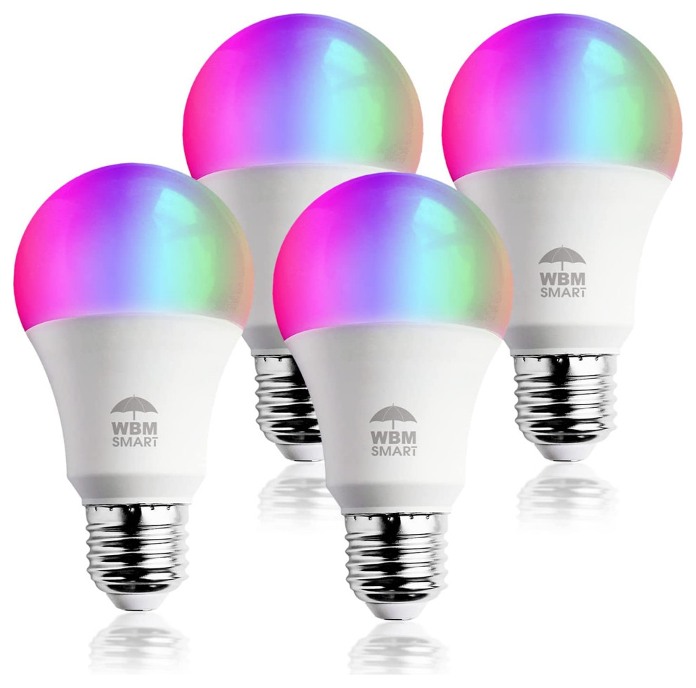 WBM Smart Wi-Fi LED Light Bulb, 4 Pack - Modern - Led Bulbs - by ...