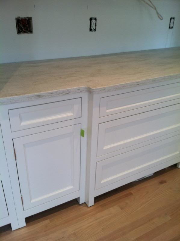 Countertops installed--love them, but have an issue.
