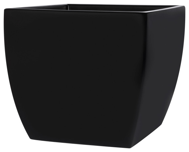Pacifica Square Curved Planter Box, 20"x20"x18.5" - Contemporary ...