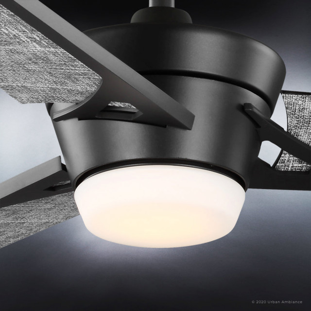 Luxury Modern Ceiling Fan, Charcoal - Transitional - Ceiling Fans - by ...