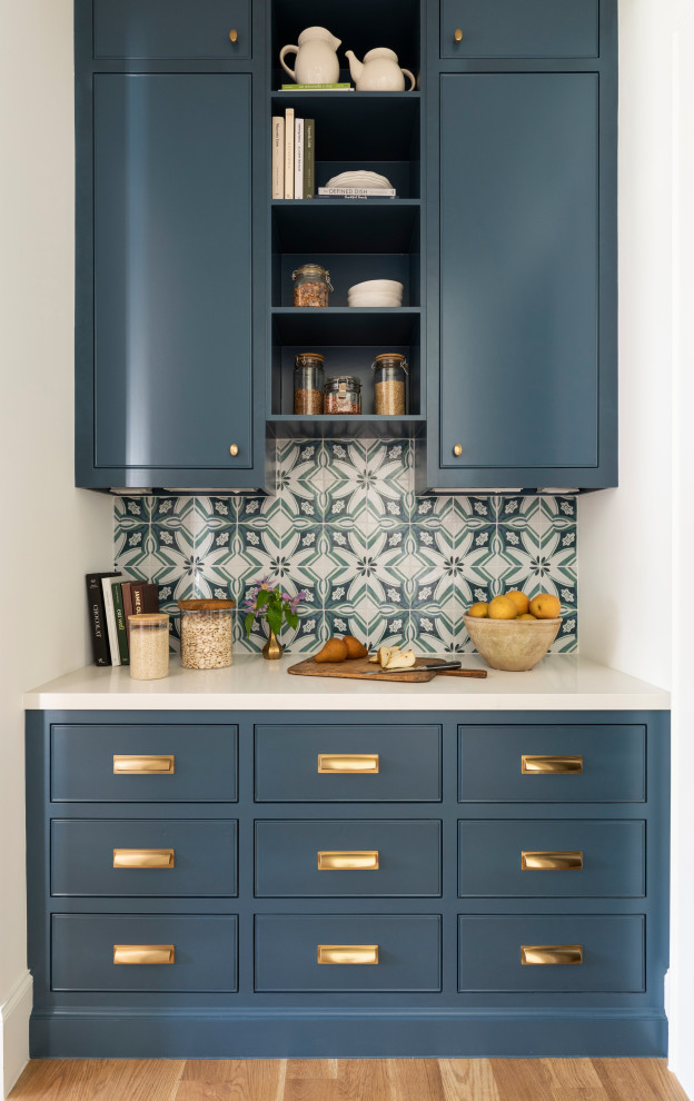 Colorful New Build - Transitional - Kitchen - Houston - by Lynn ...