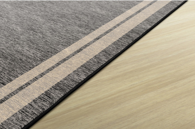 Flagship Carpets FE425-32A 6'x8'4" Double Border Grey Educational Rug ...