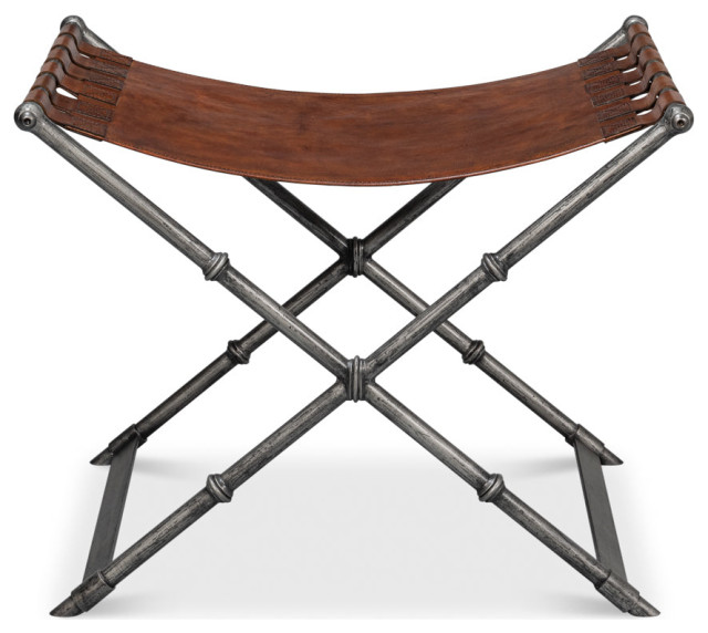 Dalton Equestrian Bench - Industrial - Accent And Storage Benches - by ...