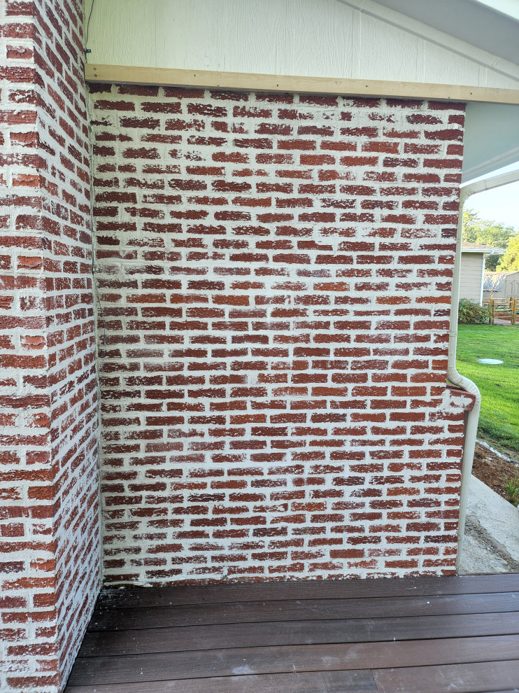 close up of taditional German smear style - Rustic - Exterior - Denver ...