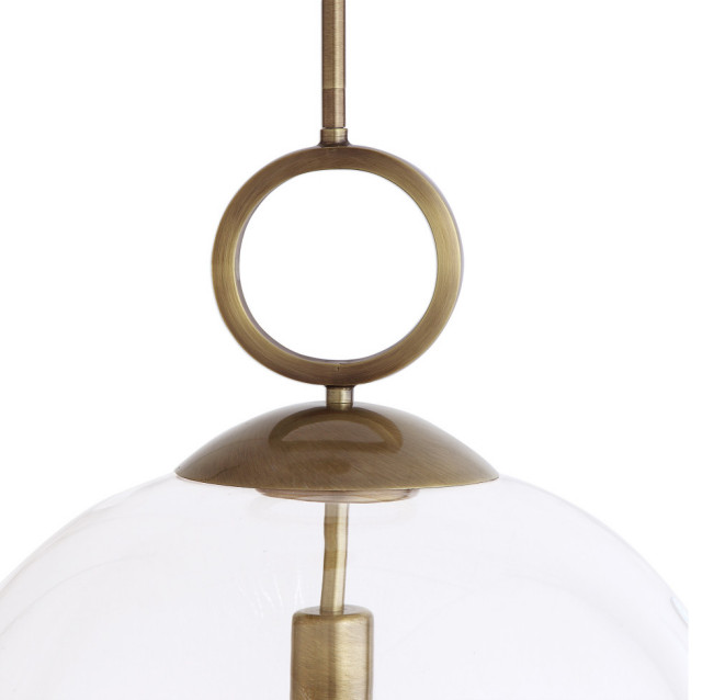 Uttermost Calix Large Blown Glass 1-Light Pendant 22127 - Transitional ...