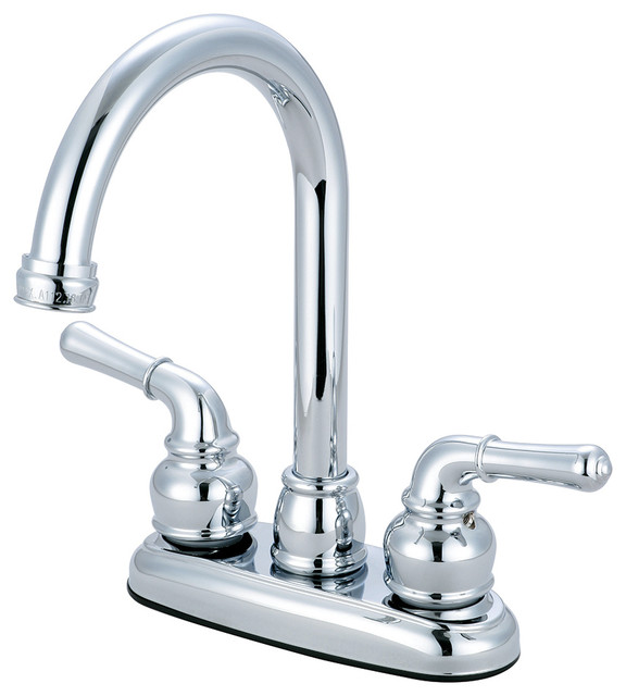 Two Handle Bar Faucet, Polished Chrome - Traditional - Bar Faucets - by ...