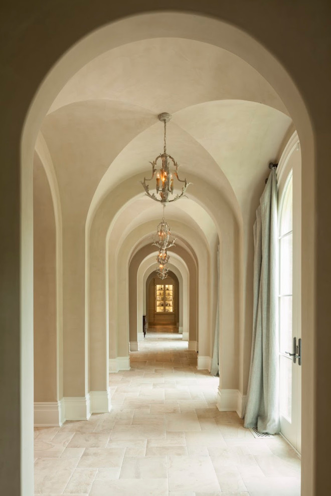 Rustic & Refined Italian-Inspired Home - French Country - Hall - DC ...