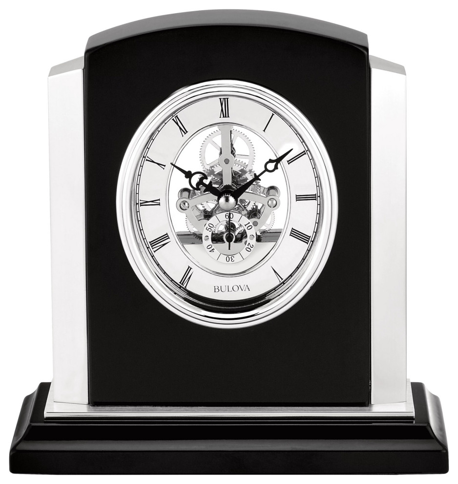 Bulova Clocks, Skeleton table top, B1715 ,Faith, Accent dcor - Clocks ...