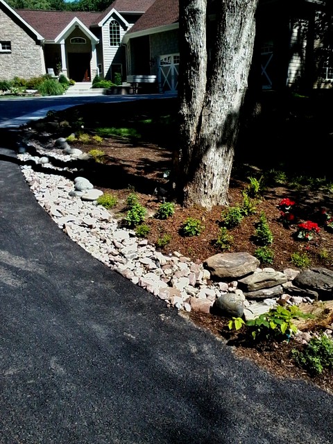 Naturalized Driveway Culvert - Contemporary - Garden - New York - by ...